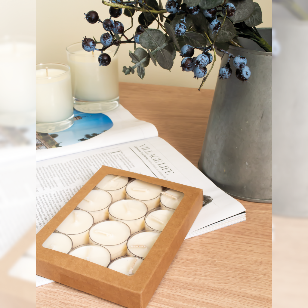 10 Tea Lights - Green Essence